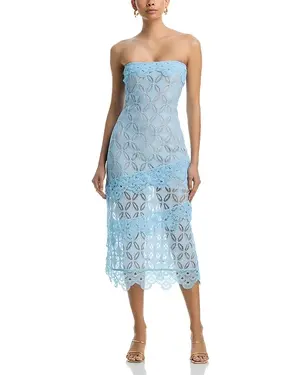 Waimari Azura Midi Dress Blue