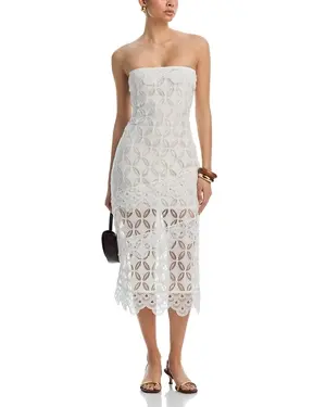 Waimari Azura Midi Dress - White