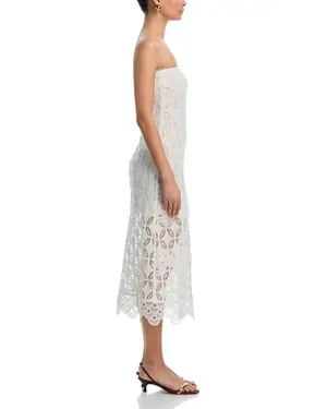 Waimari Azura Midi Dress - White