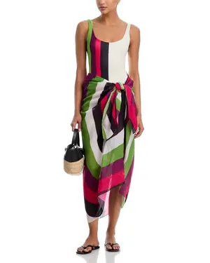 CALA DE LA CRUZ Luana Sarong Cover Up - Arco