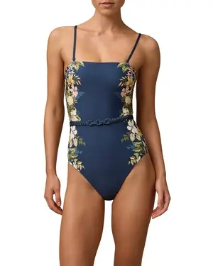 MONTE & LOU Bandeau One-piece Swimsuit
