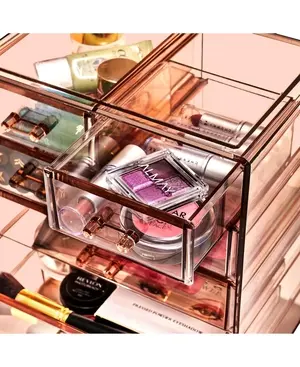 SORBUS 7 Drawer Acrylic Makeup Organizer Case For Cosmetics
