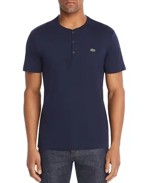 Lacoste Regular-fit Pima Cotton Henley
