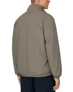 Boggi Milano Technical Fabric Bomber Jacket - Mud