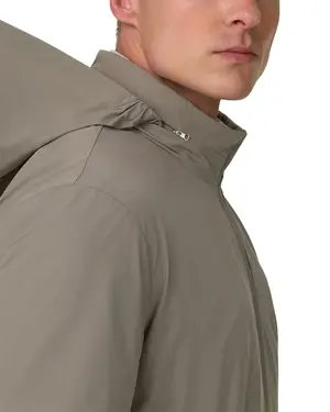 Boggi Milano Technical Fabric Bomber Jacket - Mud