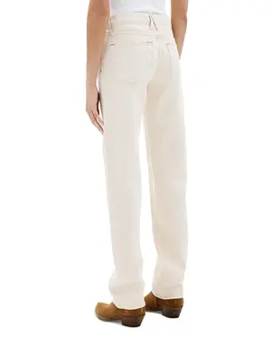 SLVRLAKE Pheonix High-rise Straight Leg Jeans