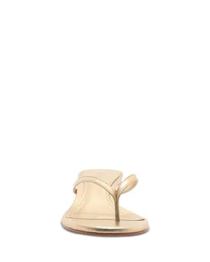 Schutz Carolyn Thong Sandals - Platina