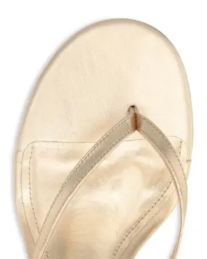 Schutz Carolyn Thong Sandals - Platina
