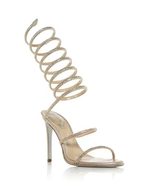 Rene Caovilla Super Cleo Crystal Sandals