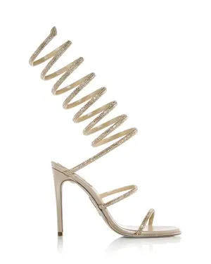 Rene Caovilla Super Cleo Crystal Sandals
