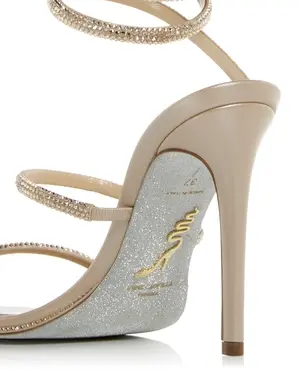 Rene Caovilla Super Cleo Crystal Sandals
