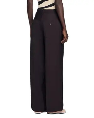 Sandro Desire Wide Leg Pants