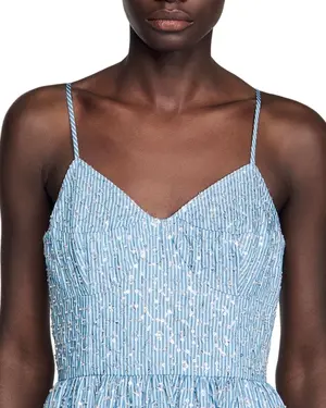 Sandro Iseanna Sequin Dress