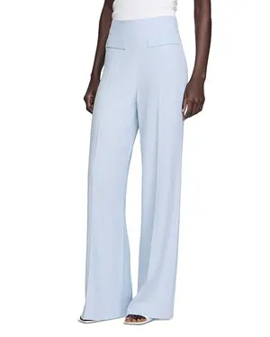 Sandro Concorde Stripe Sequin Pants - Sky Blue