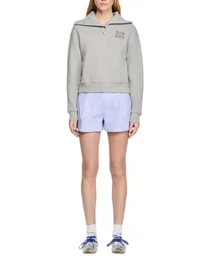 Sandro Fleece Sweatshirt