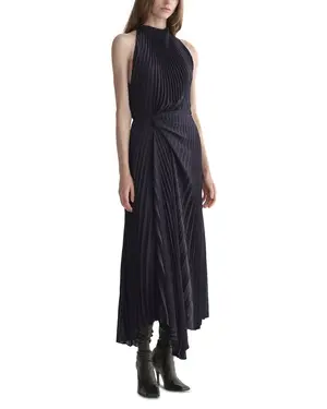 A.L.C. Simona Pleated Midi Dress