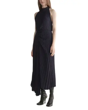 A.L.C. Simona Pleated Midi Dress