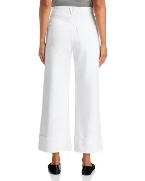 Veronica Beard Taylor Cropped High Rise Jeans