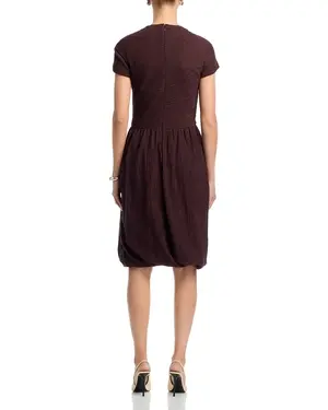 JIL SANDER Short Sleeve Balloon Dress