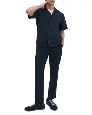 Rag & Bone Avery Slub Shirt - Navy