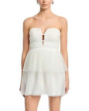 Bcbgmaxazria Kristen Mini Dress - Snow White