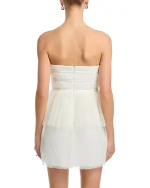 Bcbgmaxazria Kristen Mini Dress - Snow White