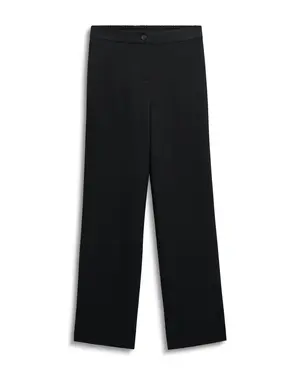 HOBBS LONDON Martine Wide Leg Trousers - Black