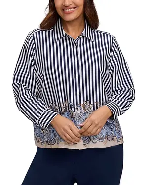 Foxcroft Striped Shirts For Women