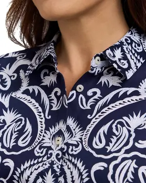 Foxcroft Hampton Damask Shirt