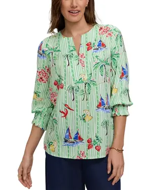 Foxcroft Alicia Printed Top