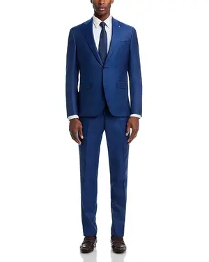 JACK VICTOR Esprit Sharkskin Regular Fit Suit - Blue
