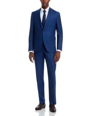 JACK VICTOR Esprit Sharkskin Regular Fit Suit - Blue