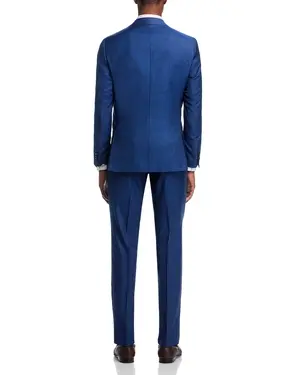 JACK VICTOR Esprit Sharkskin Regular Fit Suit - Blue