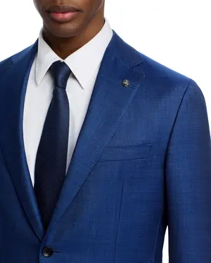 JACK VICTOR Esprit Sharkskin Regular Fit Suit - Blue