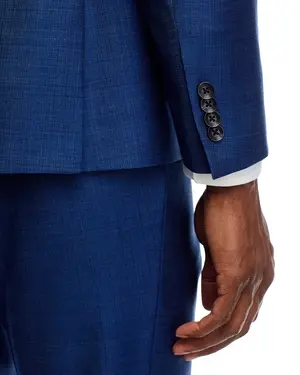 JACK VICTOR Esprit Sharkskin Regular Fit Suit - Blue