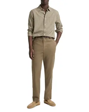 Vince Tryon Stripe French Placket Shirt