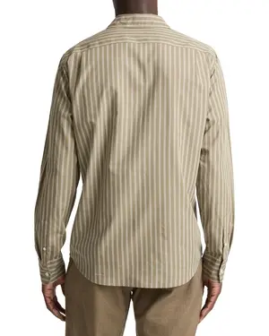Vince Tryon Stripe French Placket Shirt