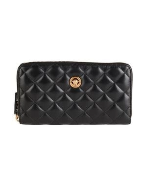 Versace Wallet Lambskin - Black