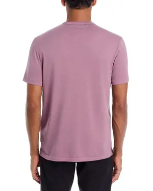 John Varvatos Bale Burnout Short Sleeve T-shirt - Purple Sand
