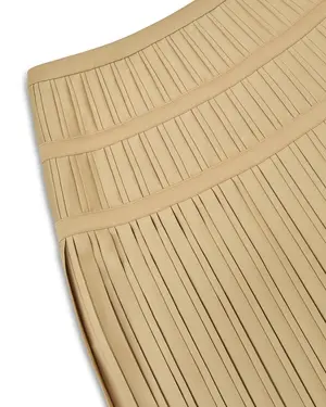 REISS Eva Pleated Midi Skirt