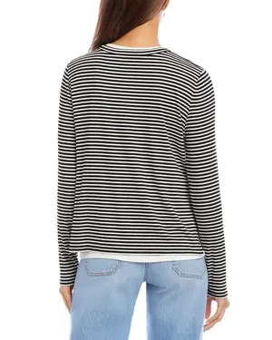 Karen Kane Striped Layered Top