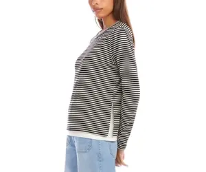 Karen Kane Striped Layered Top