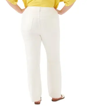 Karen Kane Raw Hem Straight Jeans