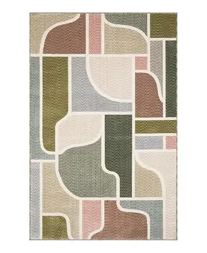 ORIENTAL WEAVERS Tisdell Tis02 Area Rug 6'7x9'4 - Green