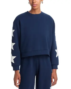 Vintage Havana Reverse Terry Crewneck Sweatshirt - Navy