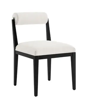 MODWAY Kai Fabric Dining Chair - Salt Black