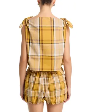 Sea Copeland Plaid Top