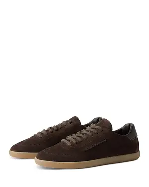 Zegna 232 Suede Sneakers - Dark Brown