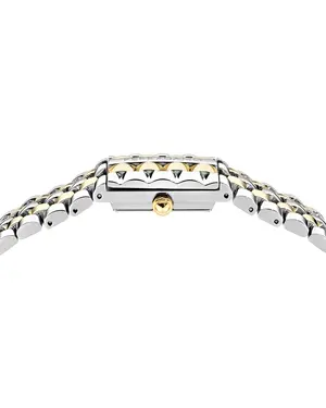 FERRAGAMO Secret Bracelet Watch, 18.5 X 30mm - Two Tone/green