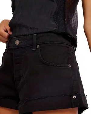 Free People Cali Cuffed Denim Shorts